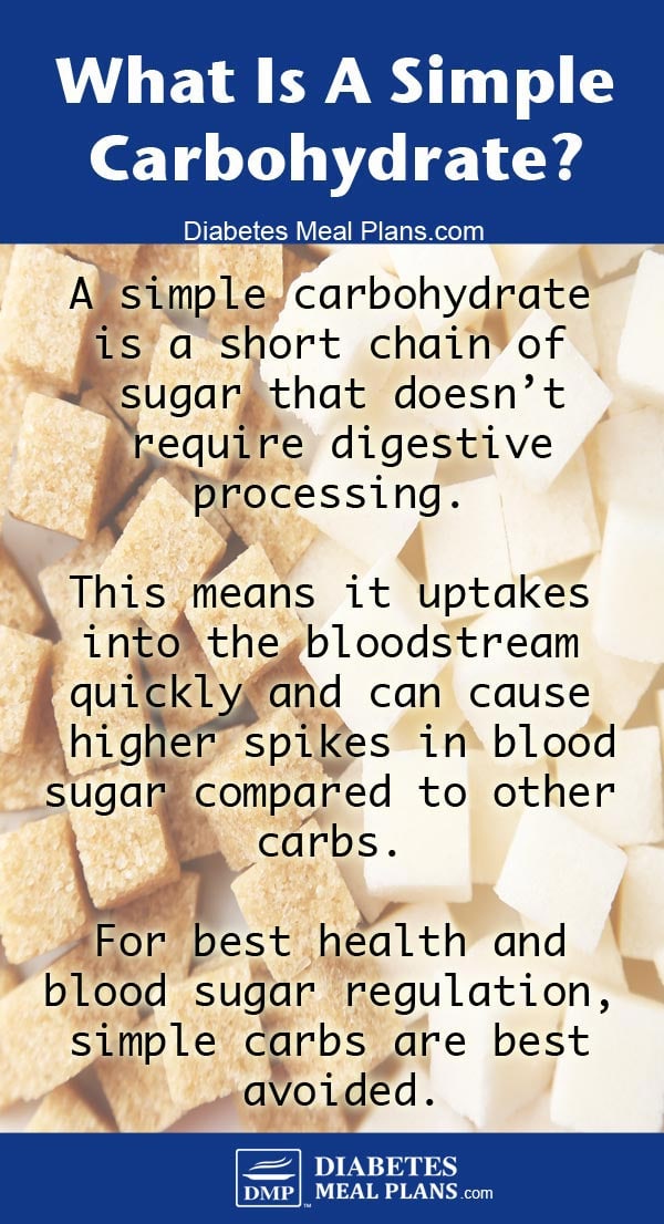 What Is A Simple Carbohydrate 