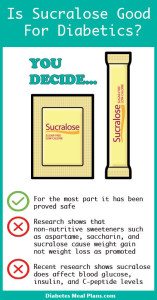 Sucalose and Diabetes: Is it safe?