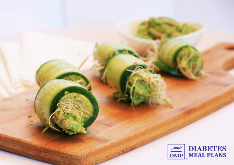 Diabetes Appetizers Cucumber Rolls