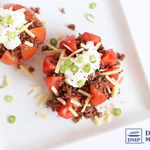 Taco Tomatoes: 5 Ingredient Meal